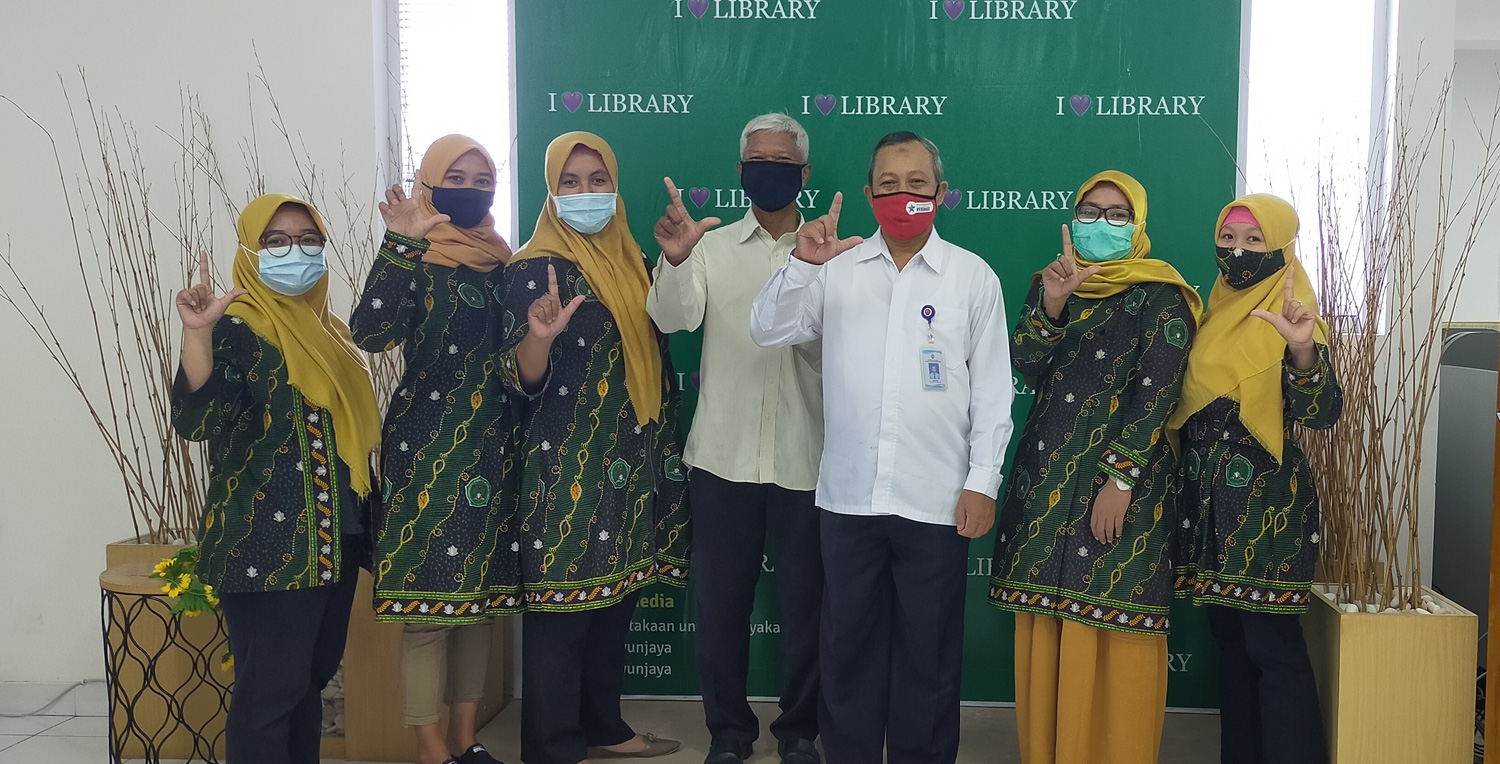 Kunjungan DPAD DIY ke Perpustakaan Unjaya